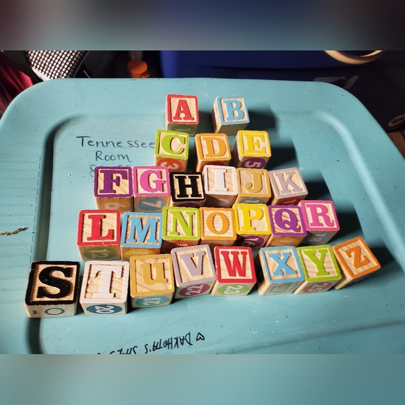 Toys | Colorful Alphabet Blocks Set | Poshmark
